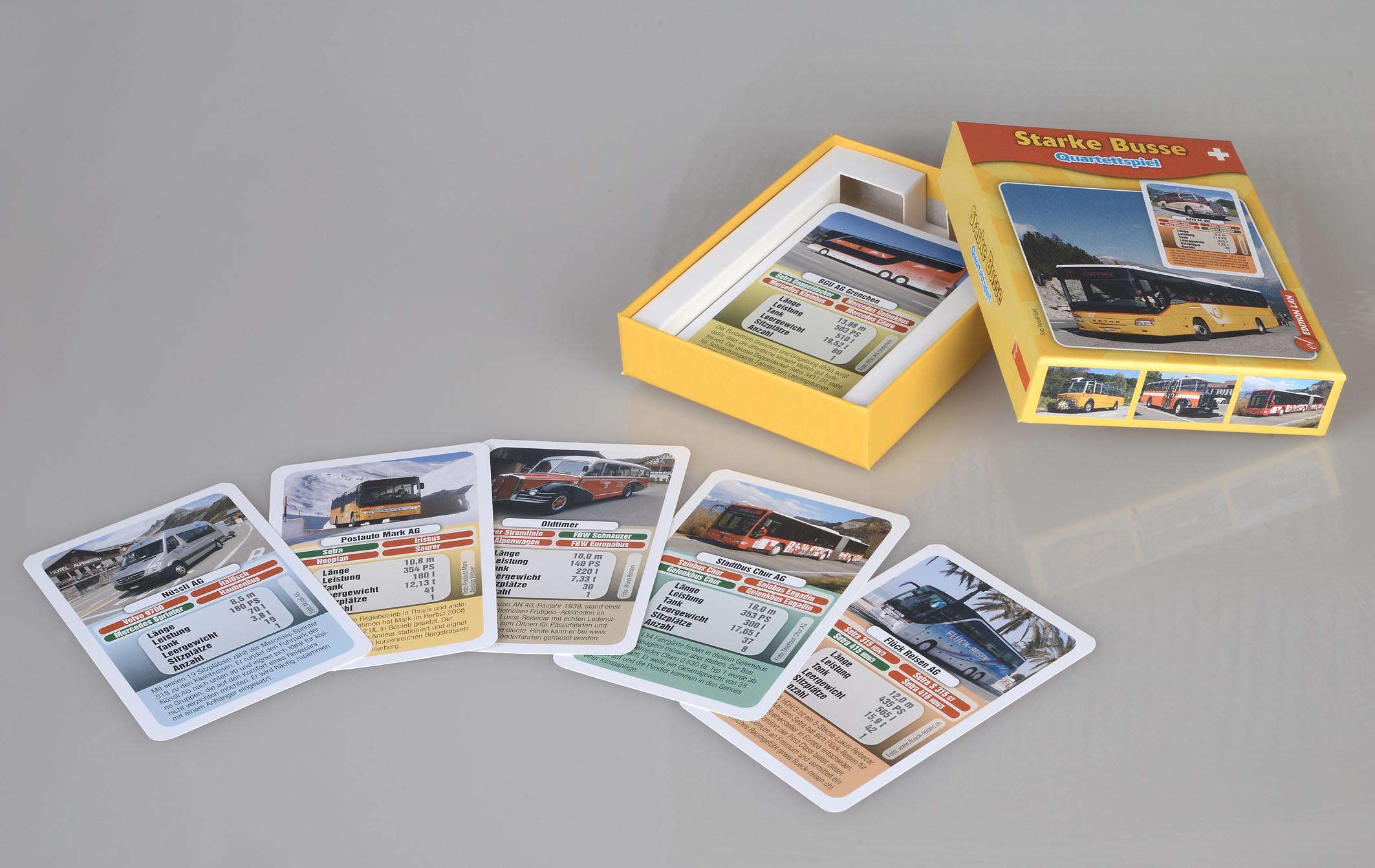 el - Starke Busse - Quartettspiel